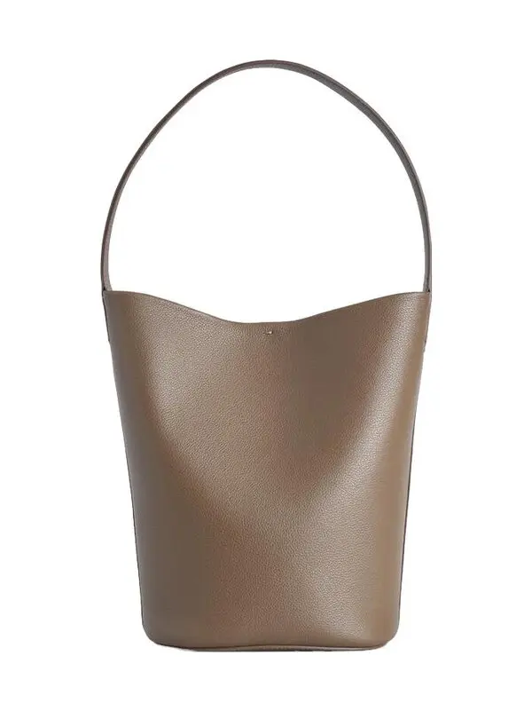 Cos Paradigm Mini Tote Bag In Leather - Brown