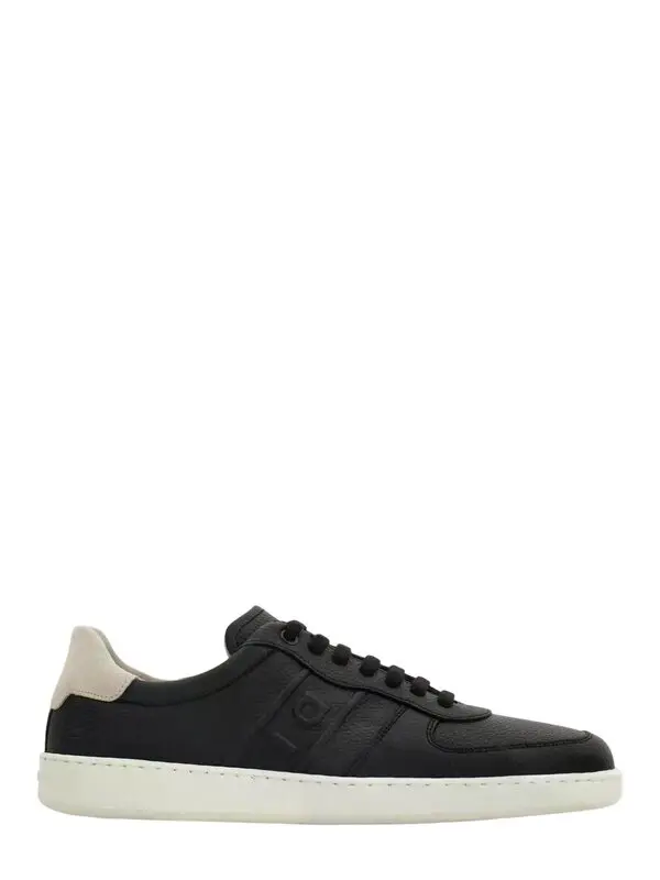 FERRAGAMO Leather Trainers - Black