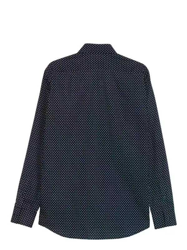 Karl Lagerfeld Polka-dot Cotton Shirt - Blue