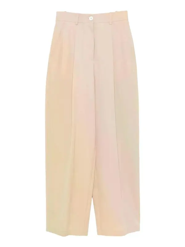 Marni Pleated Pocket Trousers - Neutrals