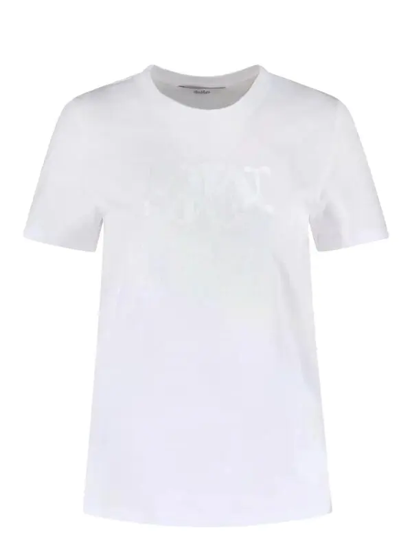 Max Mara Logo-detail T-shirt - White