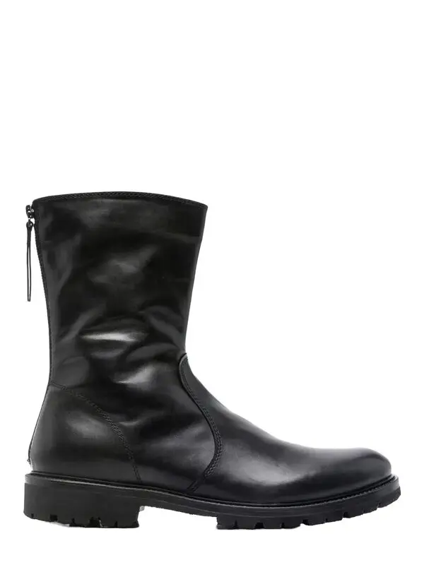 HENDERSON BARACCO Zip-fastening Leather Boots - Black