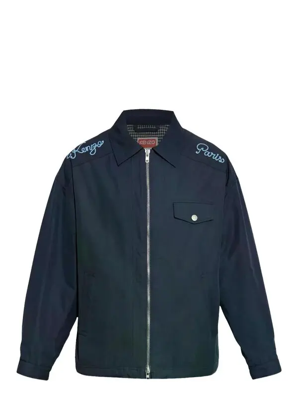 Kenzo Embroidered Jacket - Blue