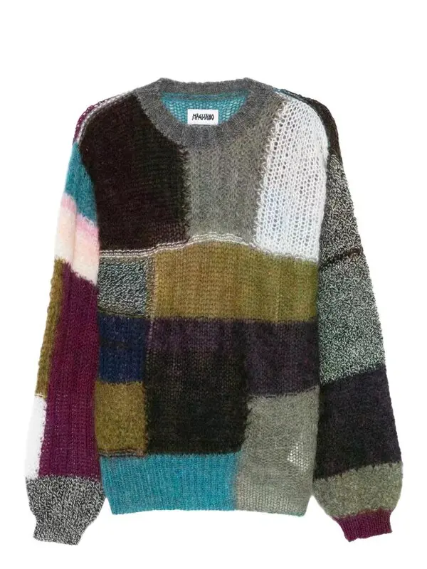 MAGLIANO Patchwork Sweater - Brown