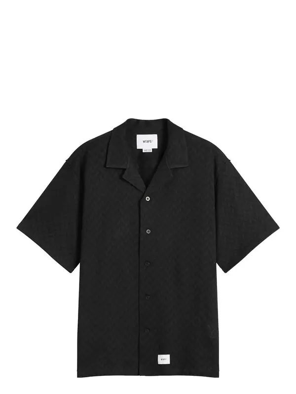 WTAPS Herringbone Textile Vacation Shirt - Black