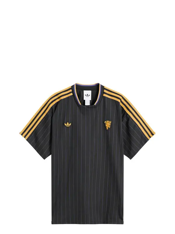 Adidas Manchester United Icon Jersey Top - Utility Black