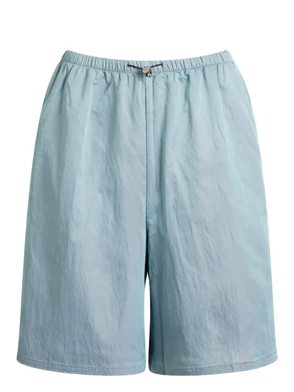 On X Zendaya Iridescent Track Shorts - Arctic/pink