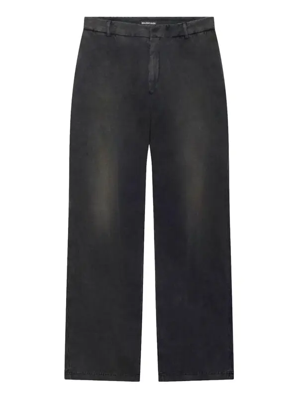 Balenciaga Straight-leg Trousers - Black