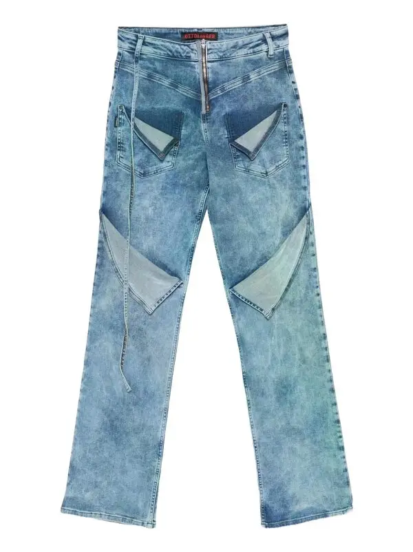 Ottolinger Zip Closure Jeans - Blue