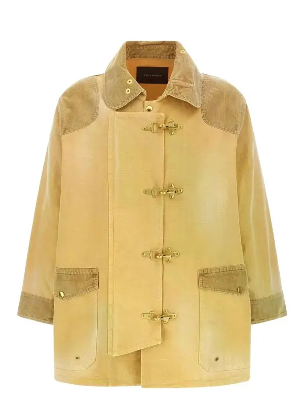 WALES BONNER Sierra Coat - Neutrals