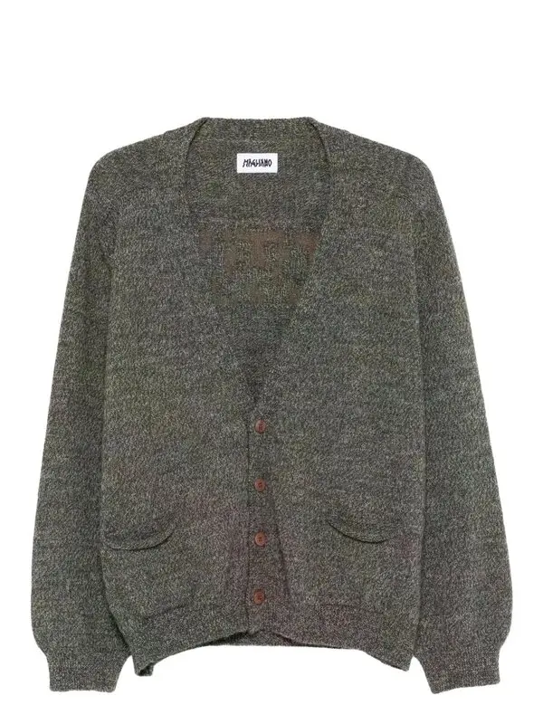 MAGLIANO Buttoned Patch-pockets Cardigan - Grey