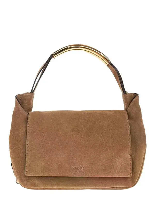 Moschino Suede Tote Bag - Brown
