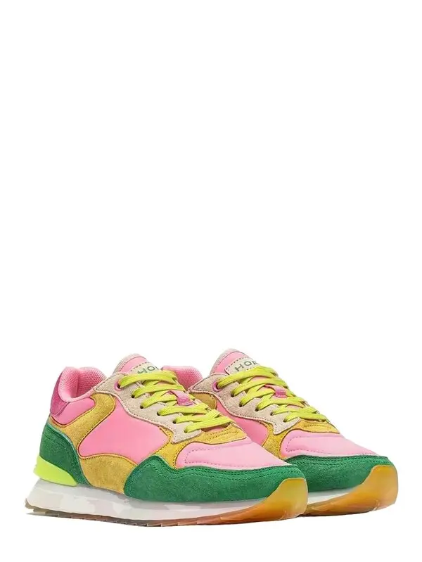 HOFF Santa Marta Panelled Suede Sneakers - Pink