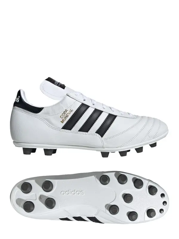 Adidas Copa Mundial Firm Ground Cleats - Cloud White / Core Black / Gold Metallic