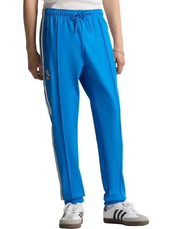 Adidas Real Madrid Terrace Icons Track Pants - Blue Bird / White