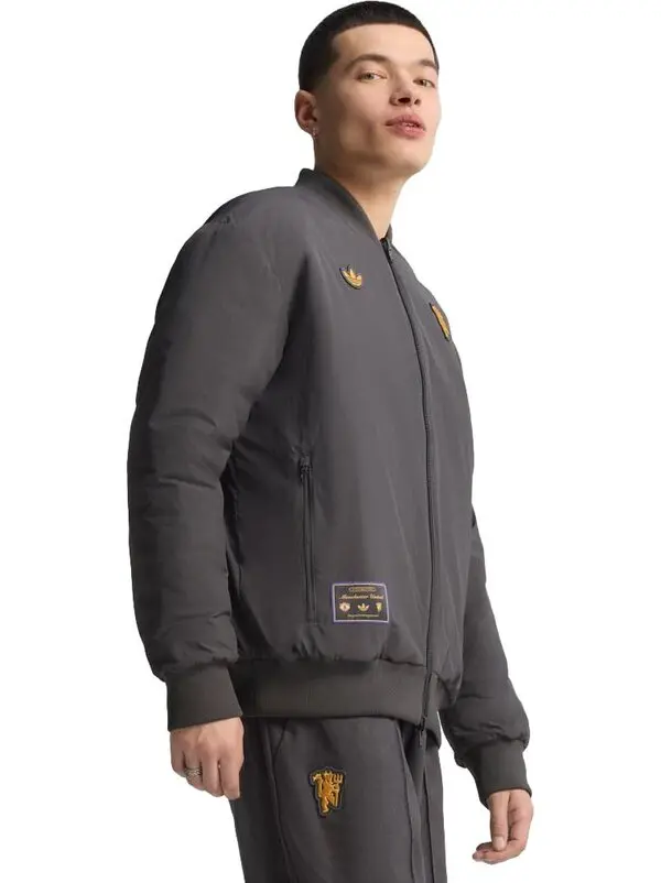 Adidas Mufc Icon Jacket - Utility Black / Semi Night Flash