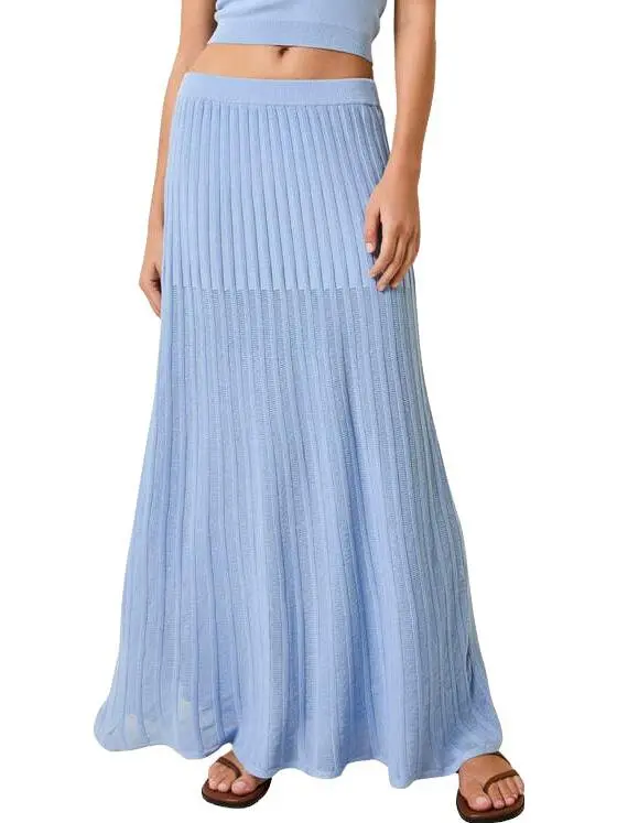 Solid & Striped Bridget Maxi Skirt - Open Water