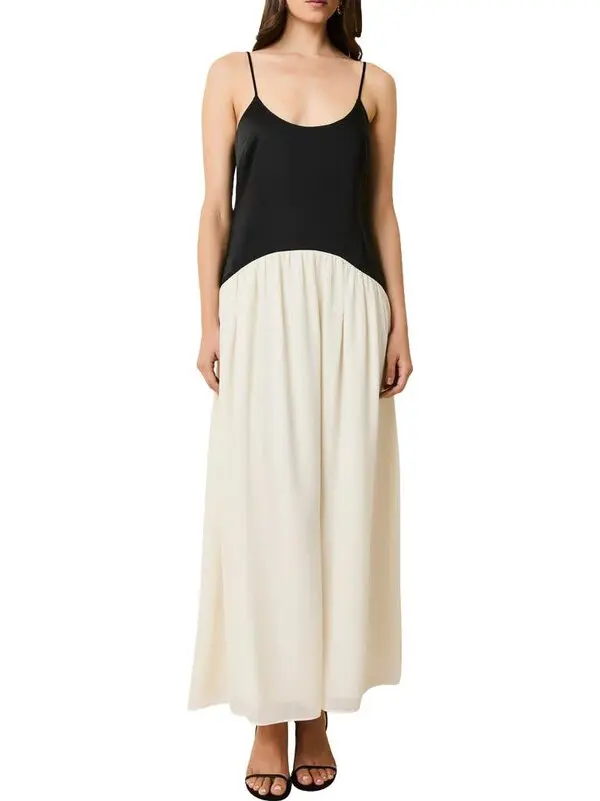 Solid & Striped The Talulla Sleeveless Maxi Dress - Noir/brule