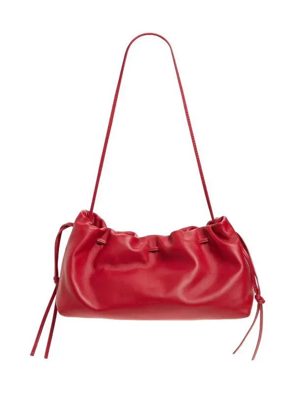 Altuzarra Drawstring Calfskin-leather Clutch - Red