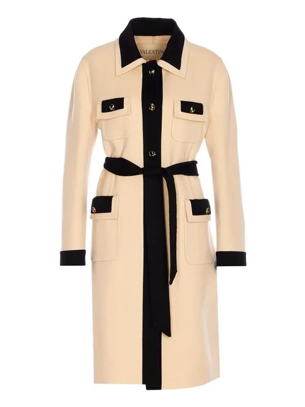 Valentino Garavani Belted Coat - Beige