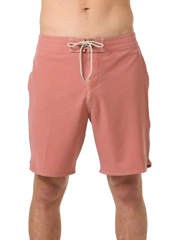 O'Neill Og Pigment Scallop Board Shorts - Baked Clay