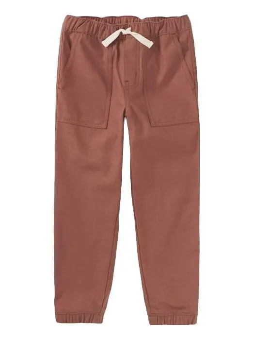 TEA COLLECTION Game On Reverse Twill Joggers - Russet