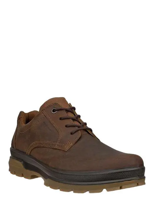 Ecco Track Waterproof Plain Toe Derby - Camel