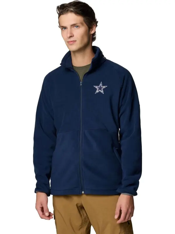 Columbia Flanker™ Iv Fleece Jacket Dallas Cowboys - Dc - Collegiate Navy, City Grey