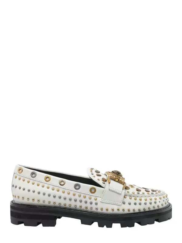 Kurt Geiger Mansion Stud Embellished Loafers - Neutrals