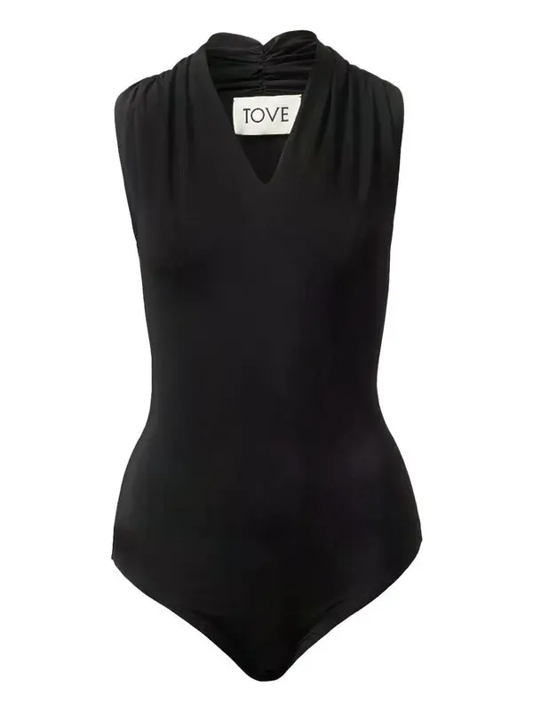 Tove Liorah Sleeveless Bodysuit - Black