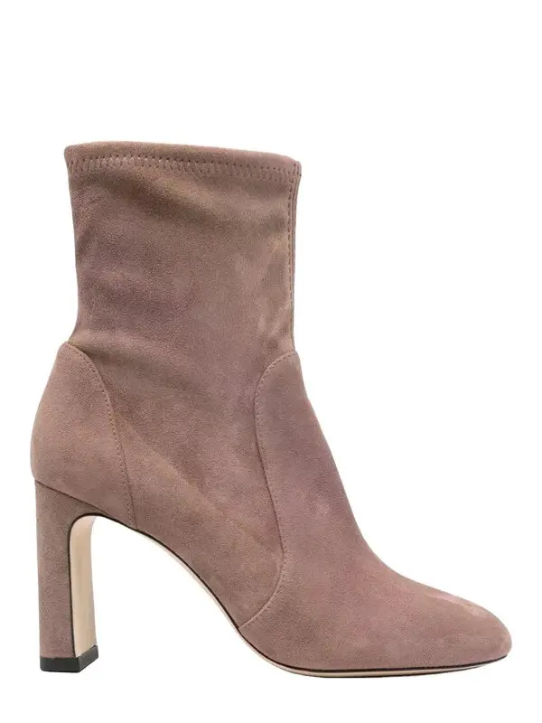 STUART WEITZMAN 90mm Block-heel Ankle Boots - Neutrals