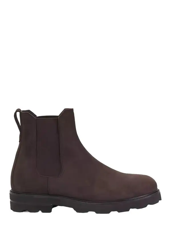 Brioni Suede Chelsea Boots - Brown