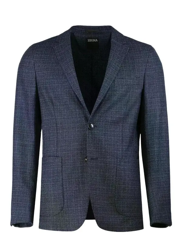 Zegna Two-button Jacket - Blue