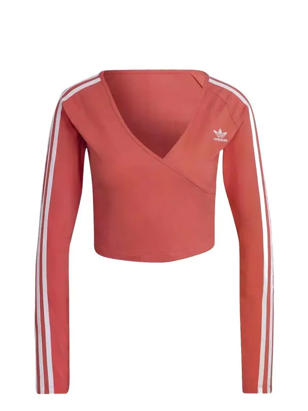 Adidas Stadium 3-stripe Wrap Top - Red