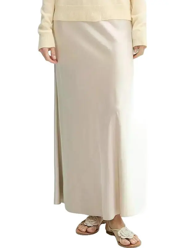 Munthe Bardot Bias-cut Maxi Skirt - Neutrals