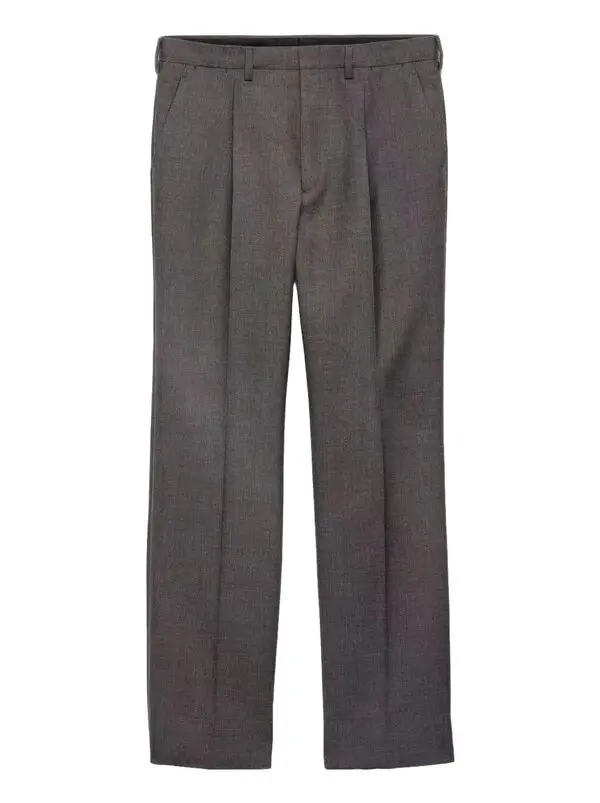 Prada Tailored Wool Trousers - Grey