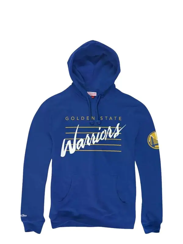 Mitchell & Ness Nba Golden State Warriors Hoodie - Blue