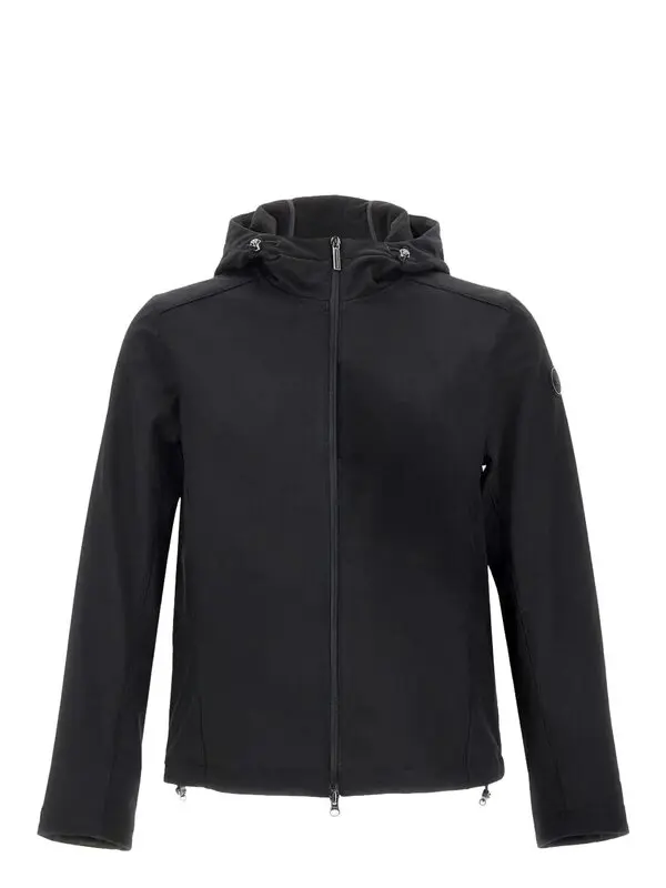 COLMAR Drawstring-hood Zip-up Jacket - Black