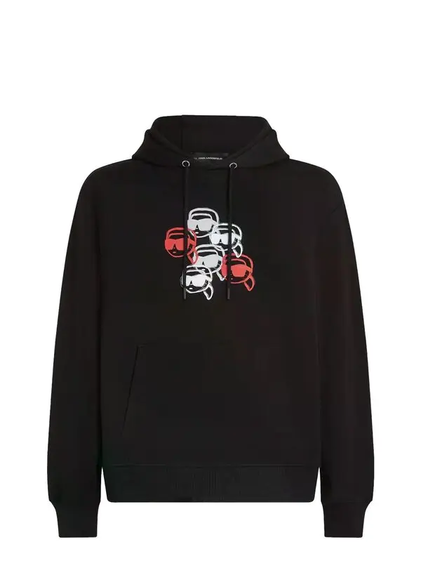 Karl Lagerfeld Ikon Hoodie - Black