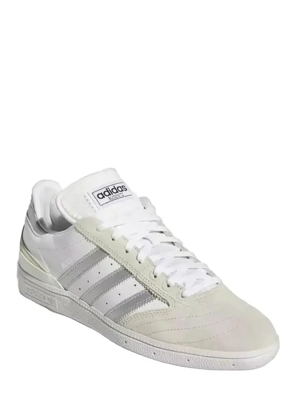 Adidas Busenitz Silver Metallic Sneakers - White