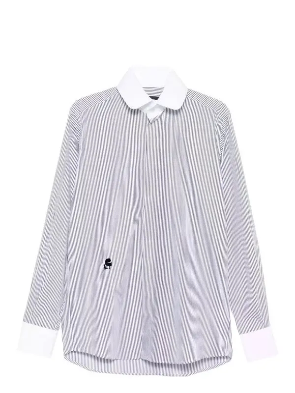 Karl Lagerfeld Pinstripe Shirt - White