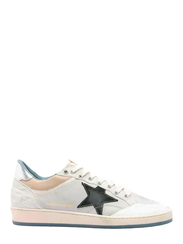 GOLDEN GOOSE Ball Star Leather Sneakers - Grey