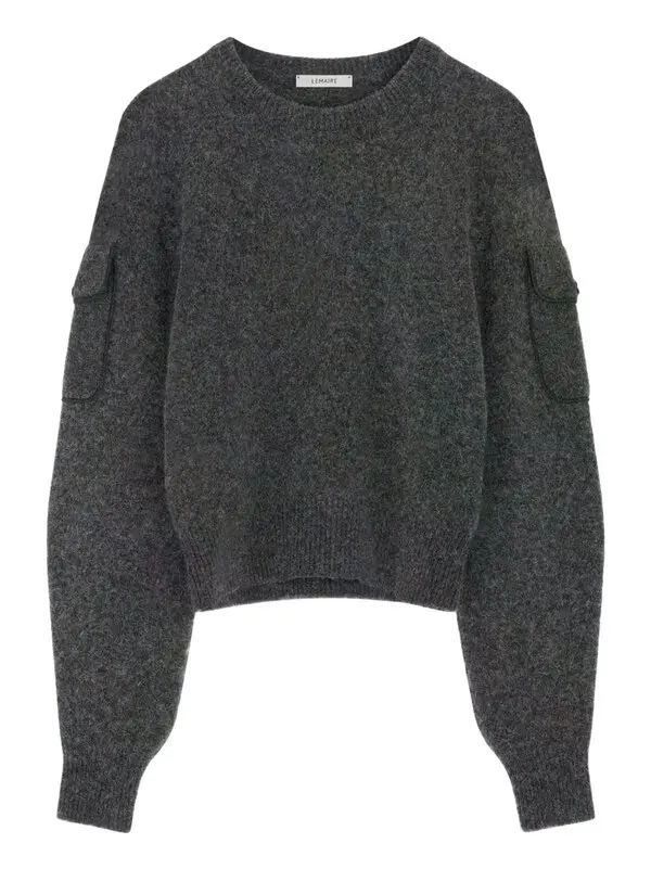 LEMAIRE Cargo-pockets Sweater - Grey