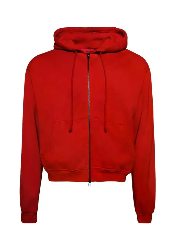THE ELDER STATESMAN Daily Zip-up Hoodie - Red