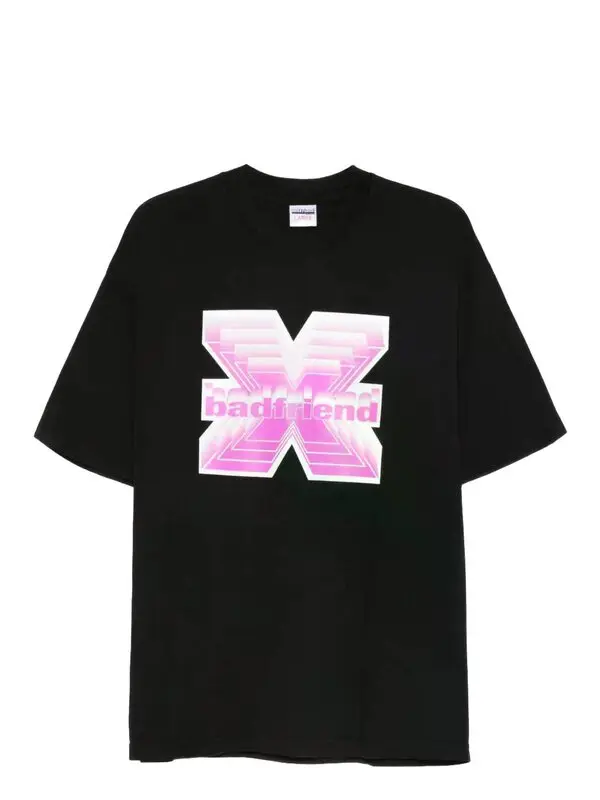 BADFRIEND Graphic-print T-shirt - Black