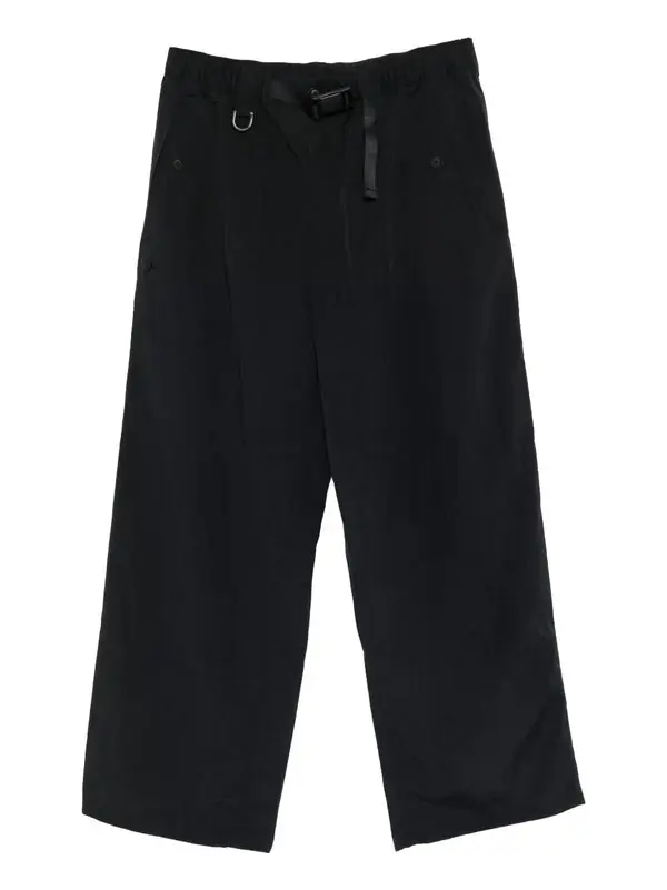 Y3 Buckle-fastening Pocket Trousers - Black