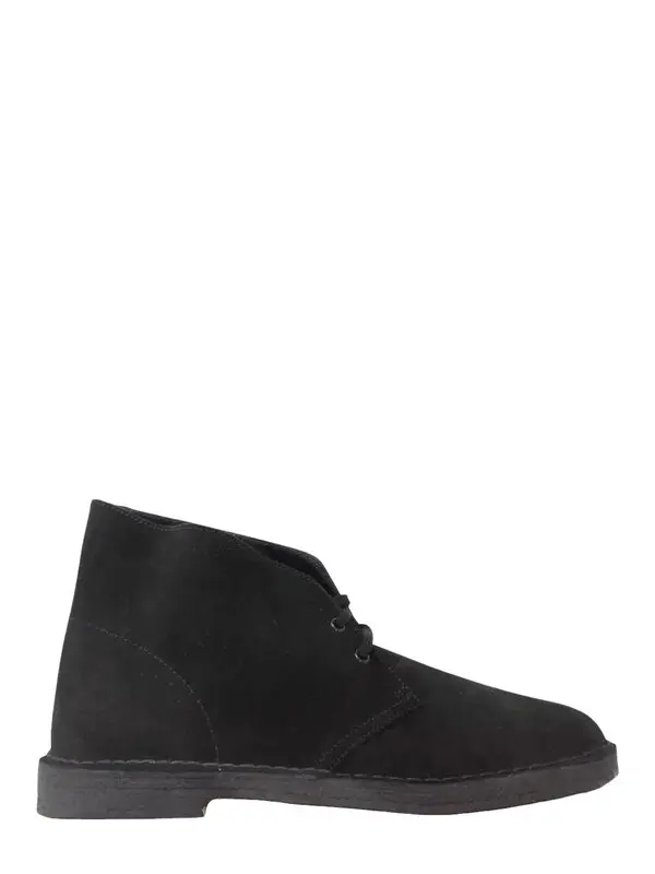 Clarks Suede Desert Boots - Black
