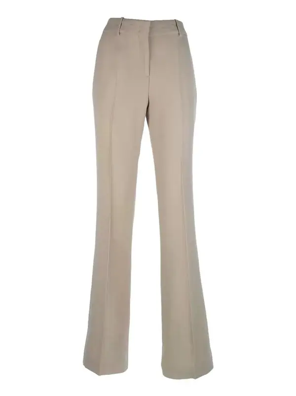 Ermanno Scervino Pleated-front Straight Trousers - Neutrals