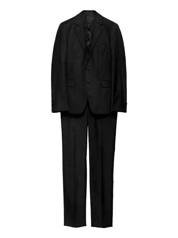 Prada Notch-lapel Two-button Suit - Black