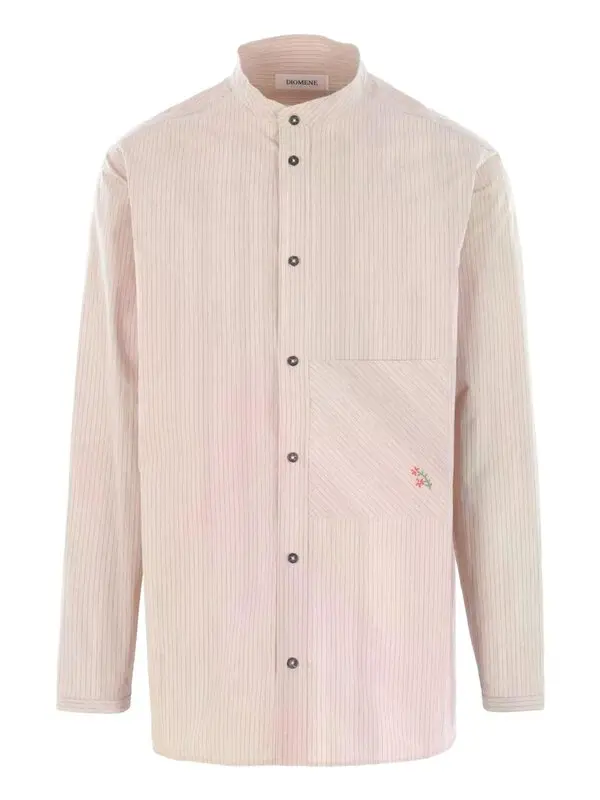 DIOMENE Striped-pattern Shirt - Neutrals